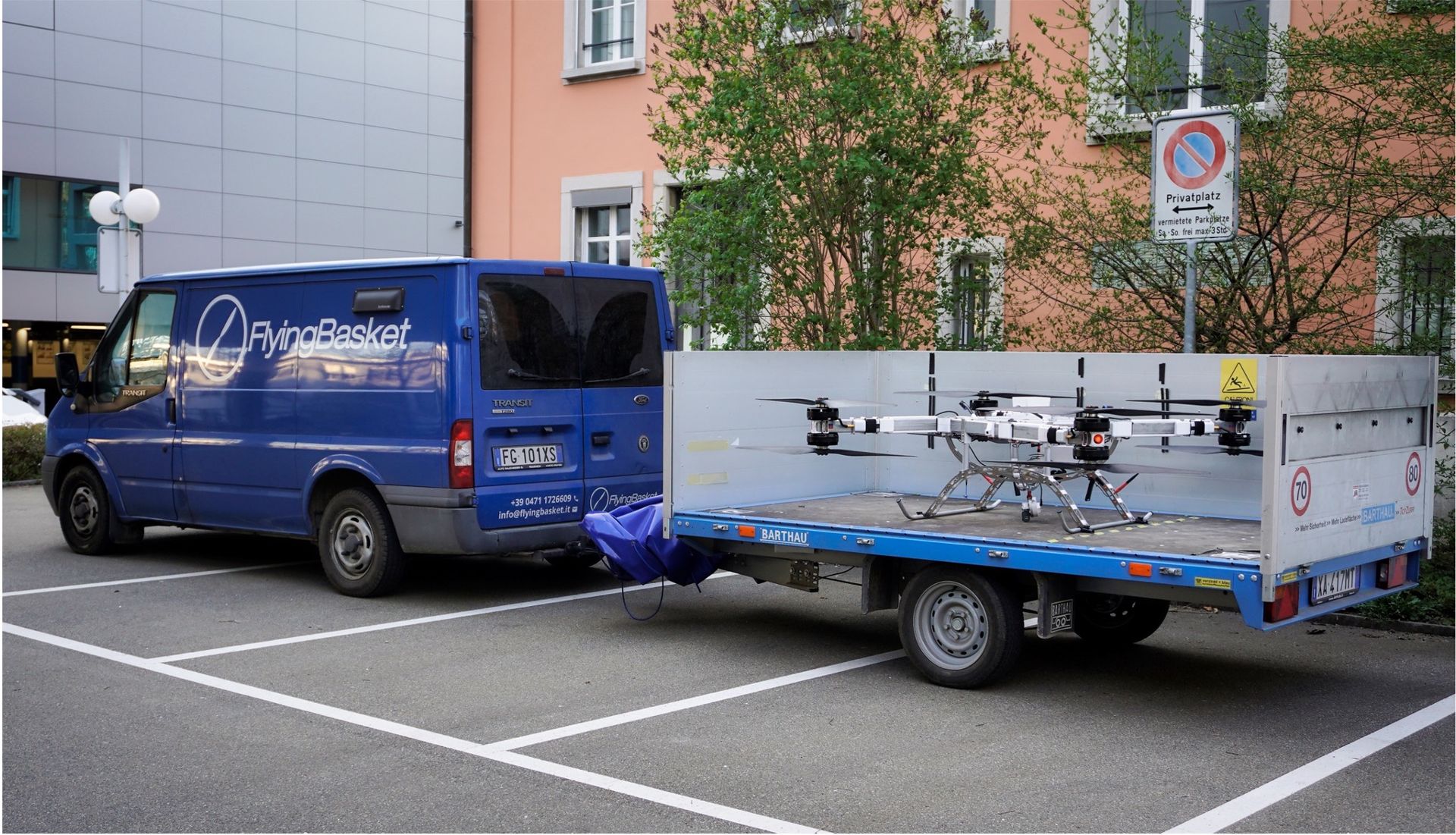 FlyingBasket - The leading cargo drone in Europe